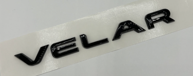 Range Rover Velar Black Gloss Rear Badge- New - Makayi Auto Group