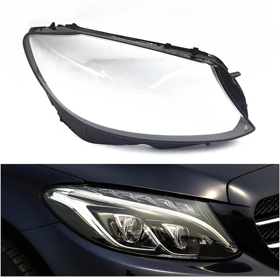 Headlight Glass Front Left W205 C Class – New - Makayi Auto Group